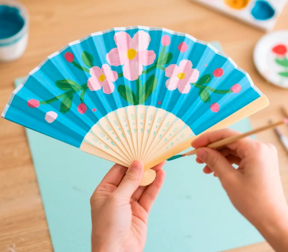 DIY Painted Hand Fan at Home: A Step-by-Step Guide