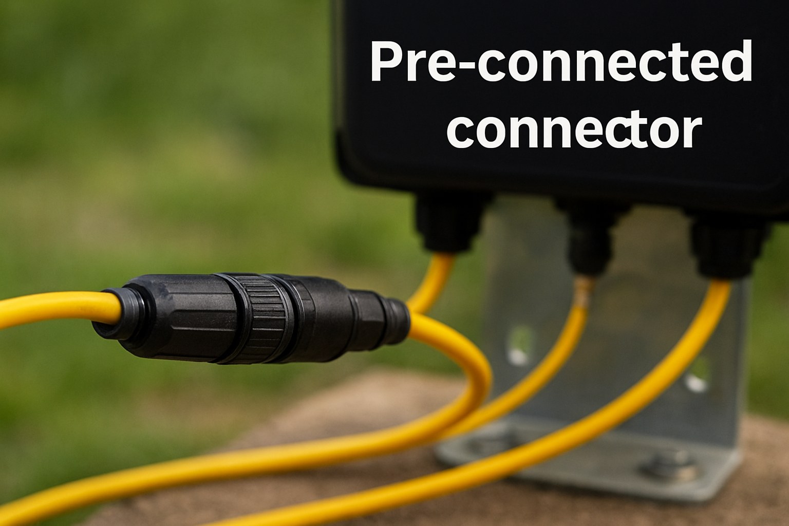 What makes armored pre-connected connector ideal for outdoor fiber ...